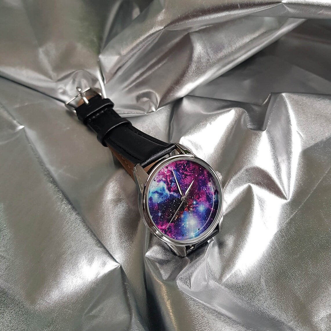 Galaxy Watch/ Space Watch / Outer Space Sun Planets Watch / Unisex ...