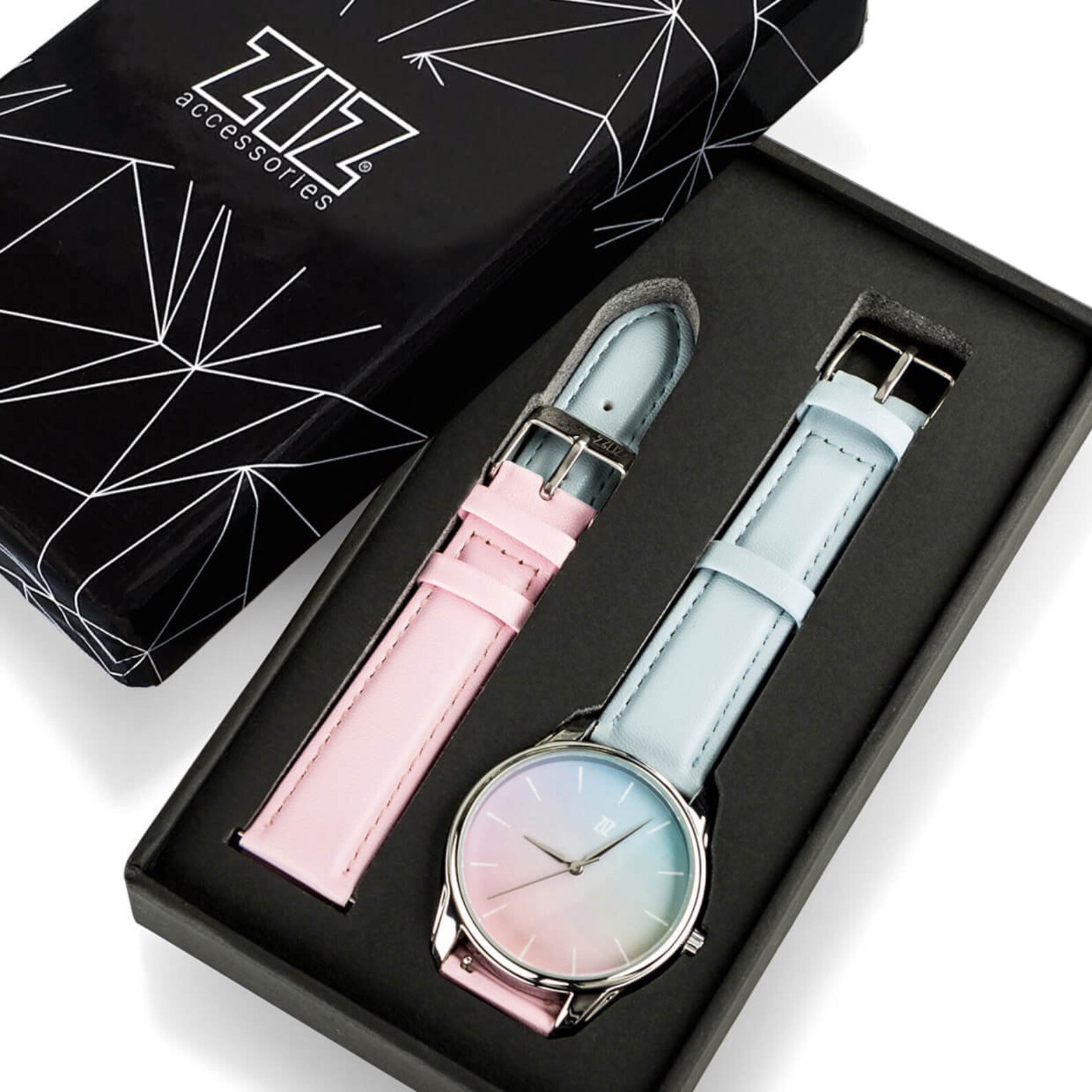 Pink Blue Pastel Watch/ Light Pink Watch/ Light Blue Watch/ - Etsy