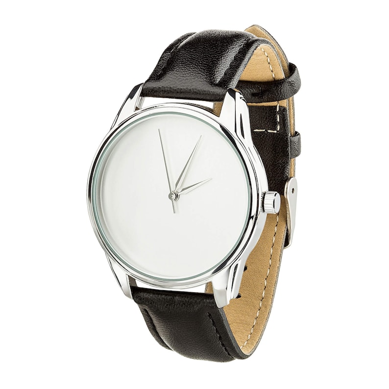 Black Classic Watch / Simple Black Watch/ Black White Classic Watch ...