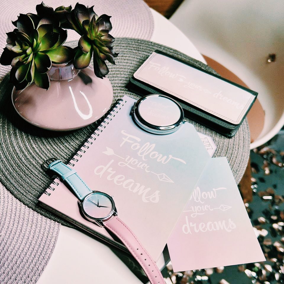 Pink Blue Pastel Watch/ Light Pink Watch/ Light Blue Watch/ - Etsy