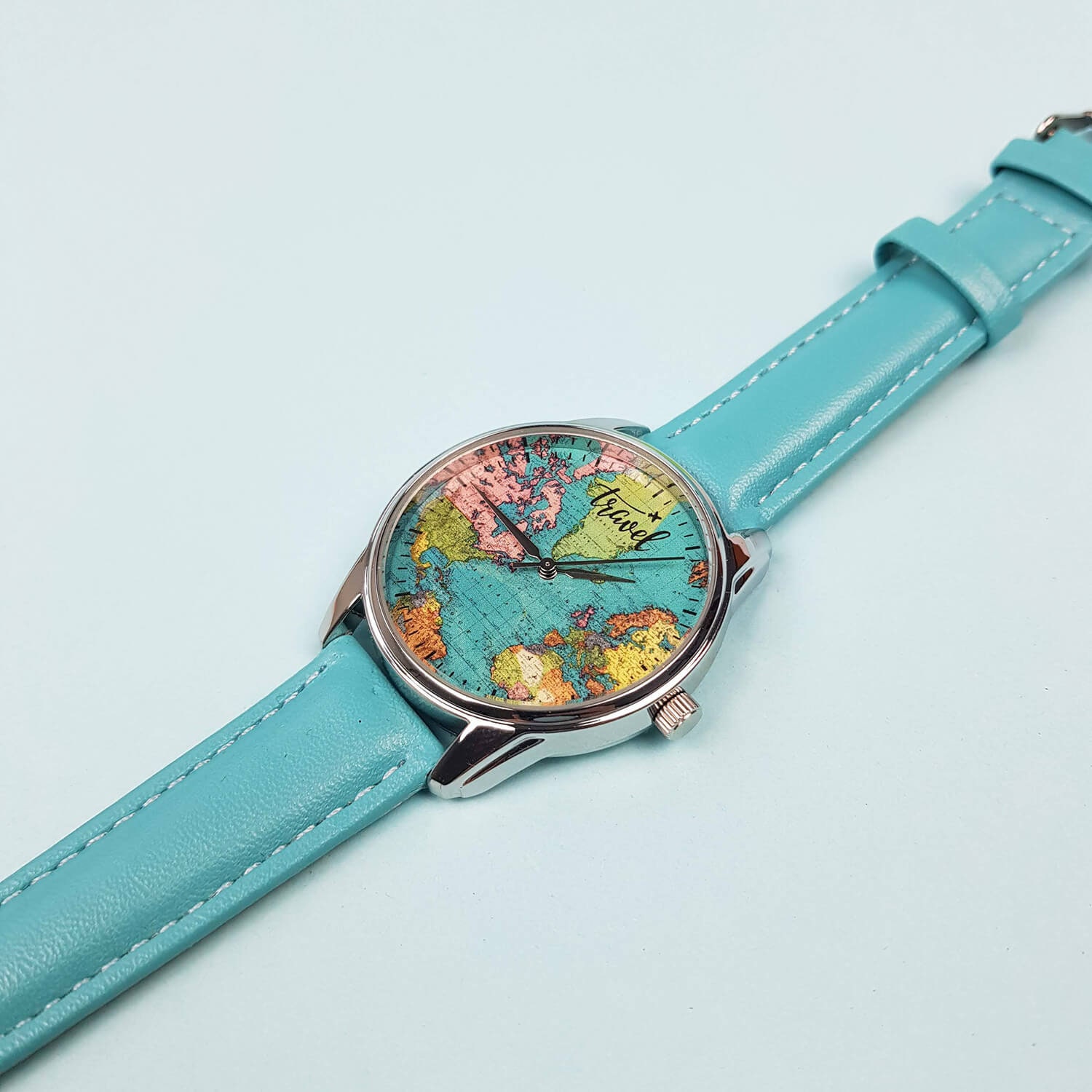 Map Wrist Watch/ Map Watch/ World Map Watch / Vintage Map Watch/ Boho ...
