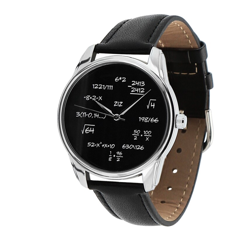 Math Watch / Math Gifts/ Men's Watch/ Men Gift Watches/ - Etsy