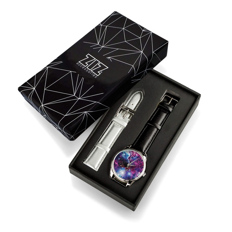 Galaxy Watch/ Space Watch / Outer Space Sun Planets Watch / Unisex ...