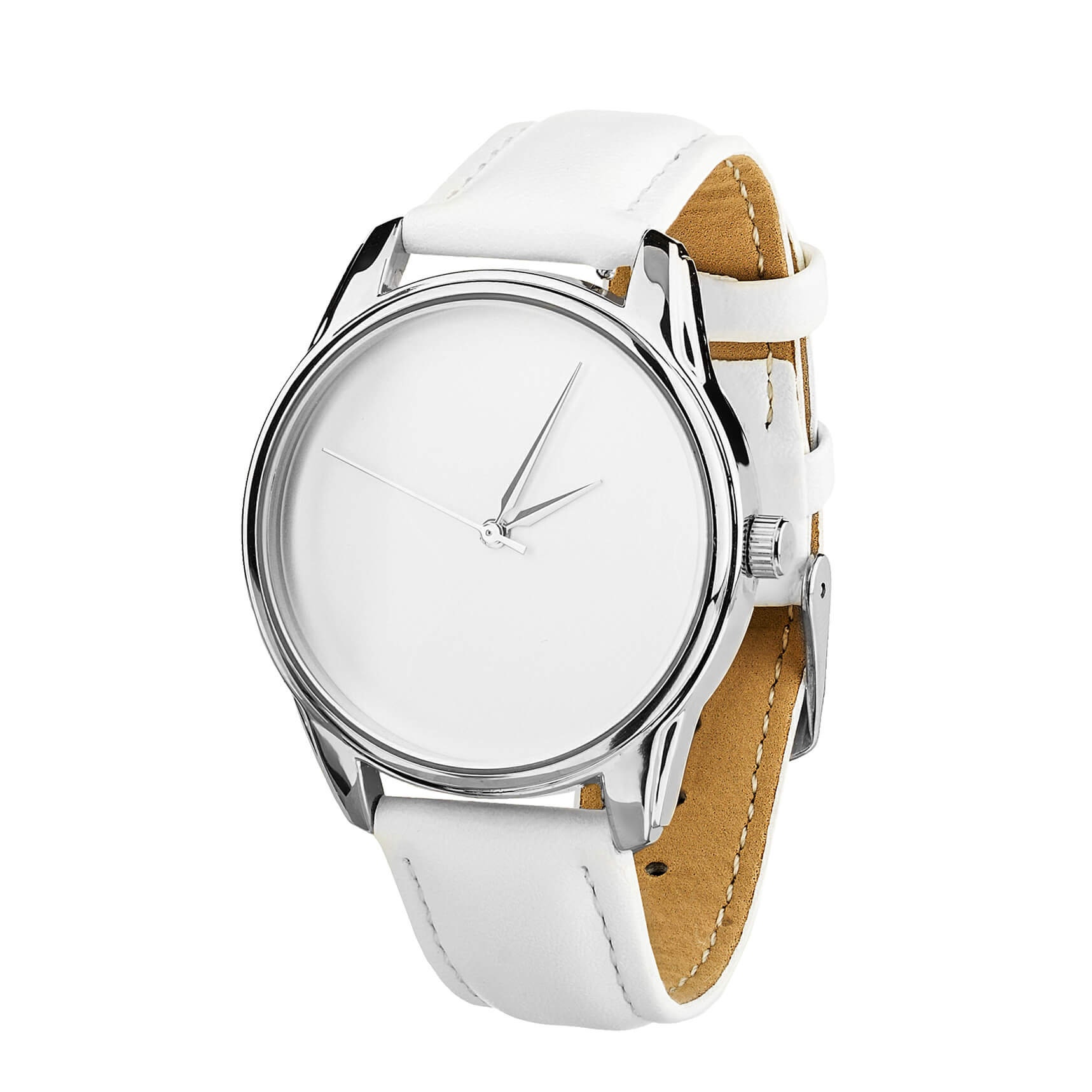 White Classic Watch / Simple White Watch/ Black White Classic - Etsy