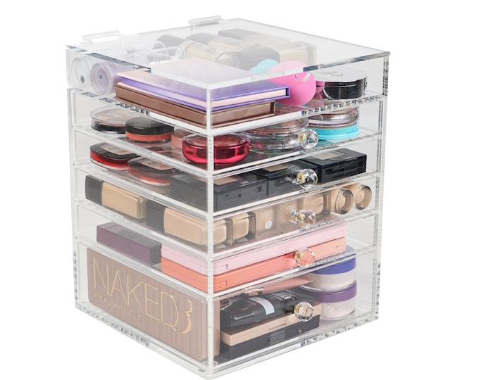 Clear Acrylic Makeup Organizer Beauty Cube - Etsy