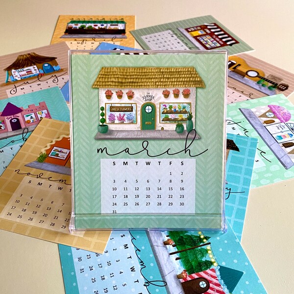 Tiny Calendar - Etsy