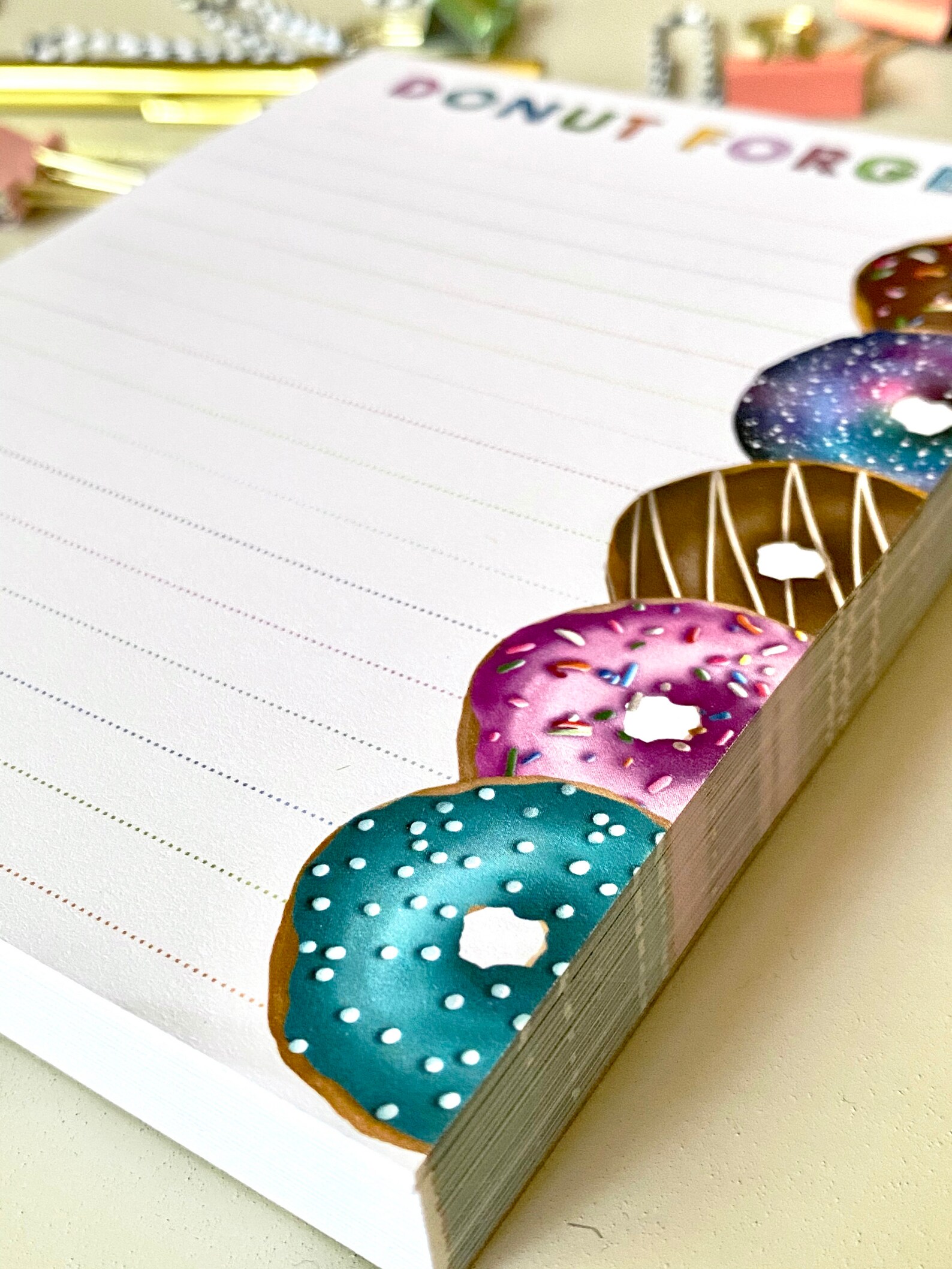 Donut Forget Reminder Notepad 100 Sheets Baker Gifts Thick - Etsy