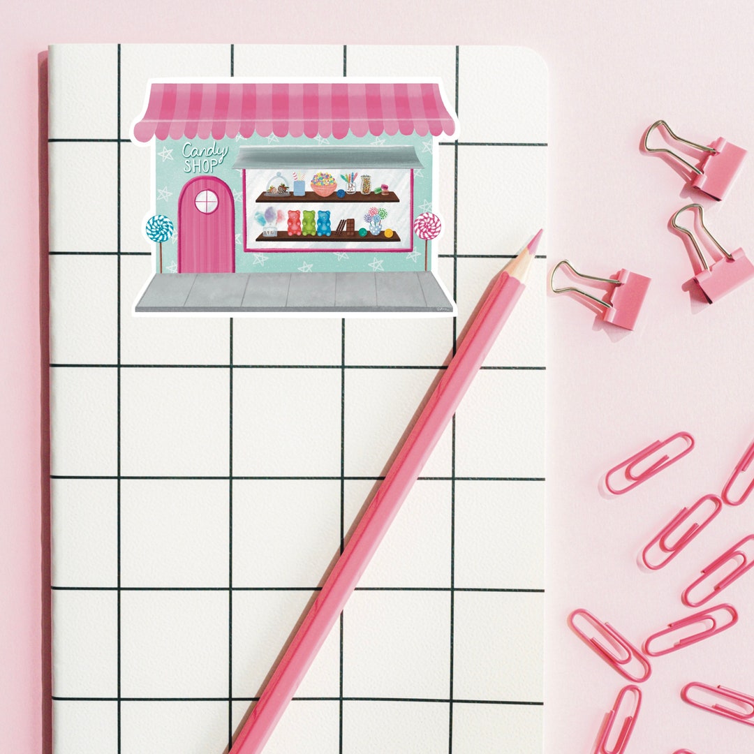 Candy Shop Sticker, Sticker for Candy Lover, Candy Gift, Sweet Tooth ...