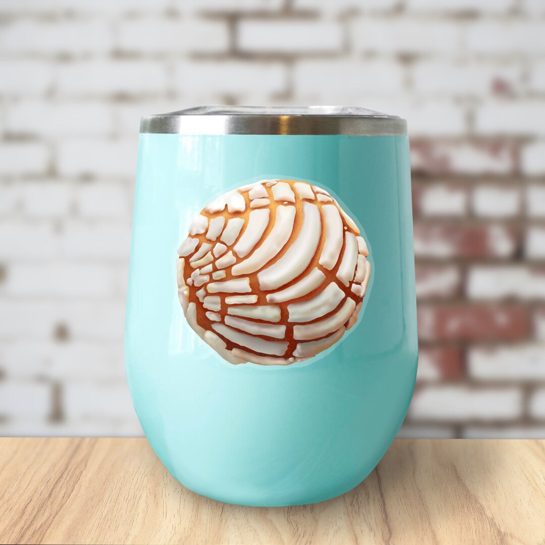 Concha Sticker, Vinyl Sticker for Laptop, Sticker for Water Bottle, Pan ...