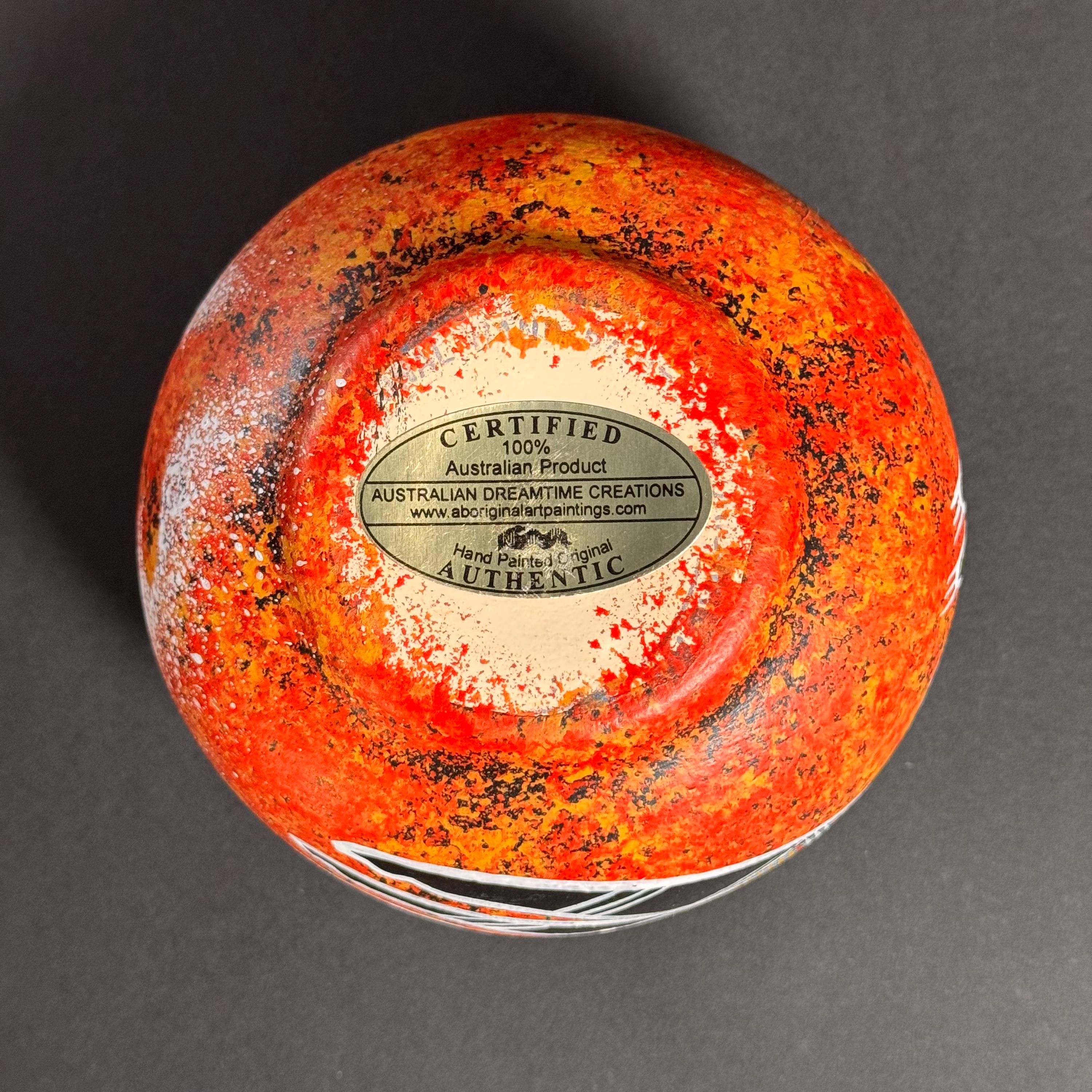 Hand-painted Aboriginal Art-inspired Pottery by Australian Dreamtime ...