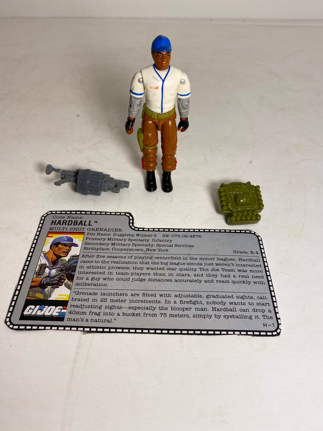 1988 G.I. Joe Hardball Action Figure by Hasbro - Etsy