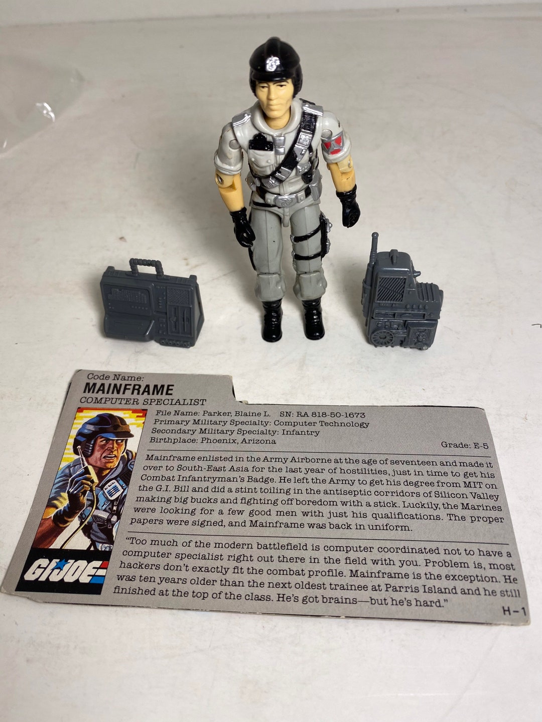 Vintage G.I. Joe Mainframe Action Figure From 1986 - Etsy