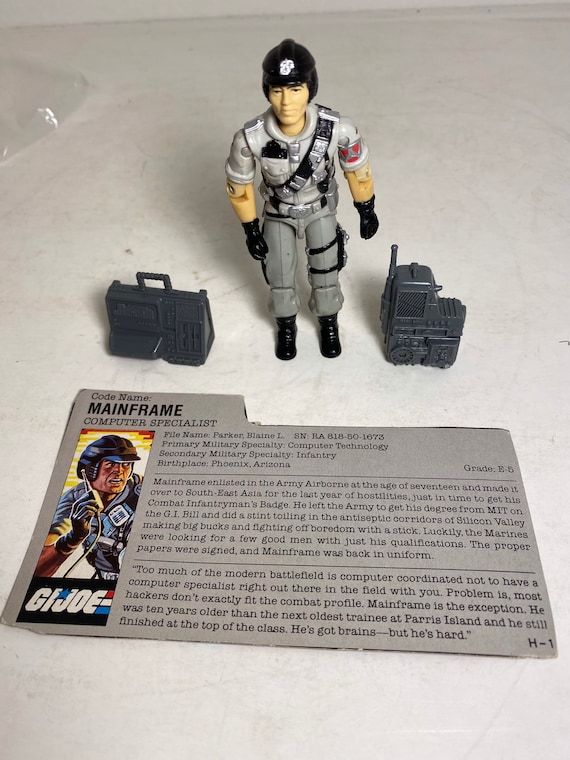 Vintage G.I. Joe Mainframe Action Figure from 1986 | Etsy