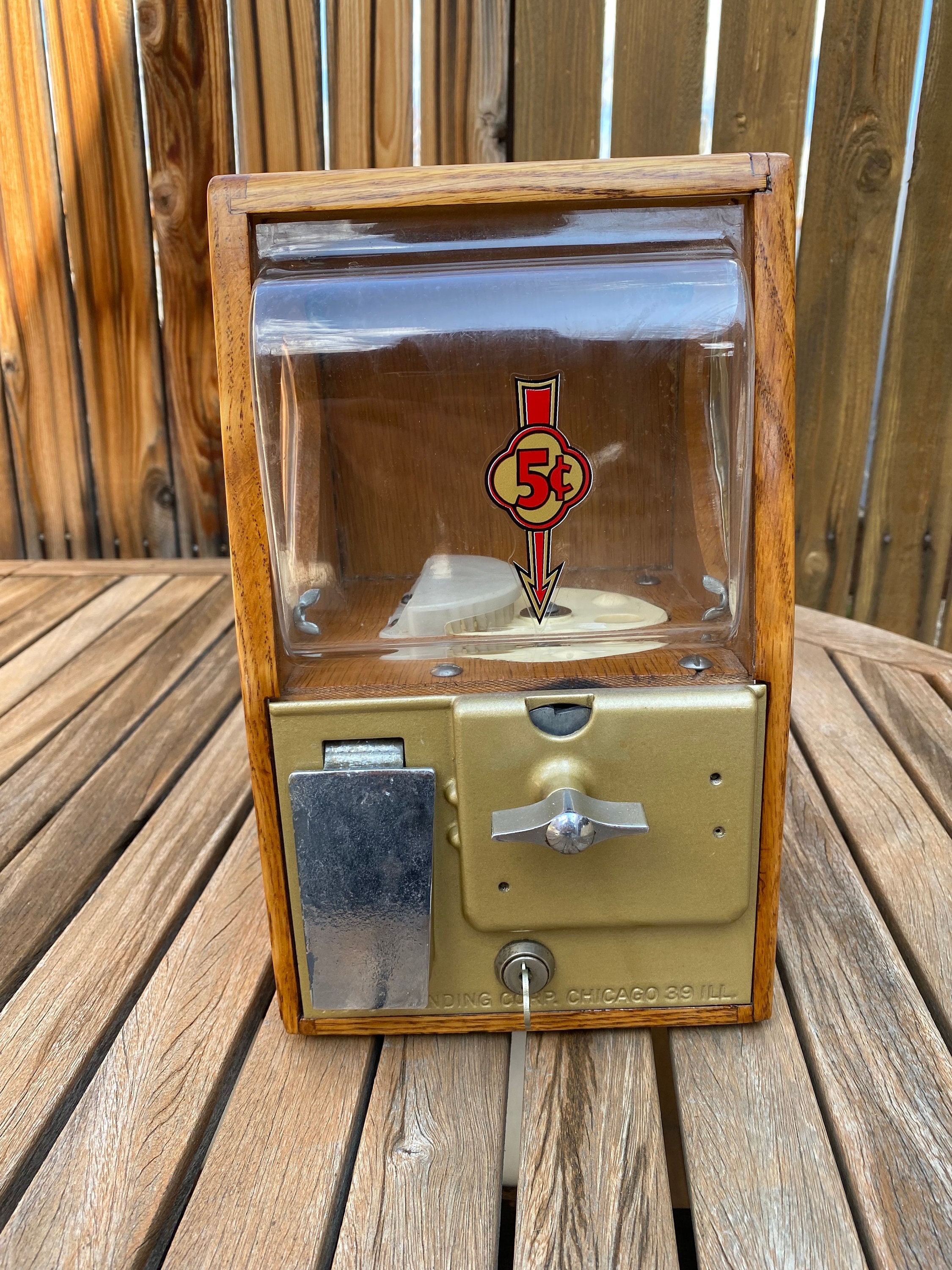 Victor Baby Grand 5 Cent Gumball Machine - Etsy