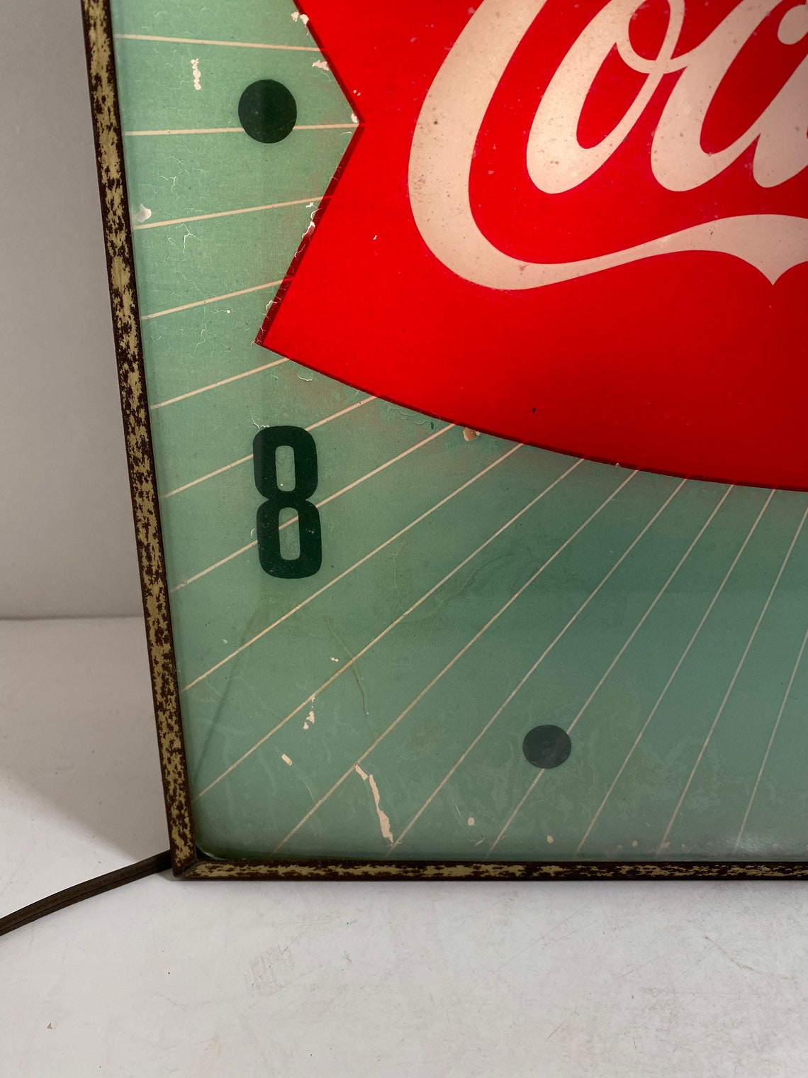 Original 1960s Cocoa Cola Pam Clock | Etsy