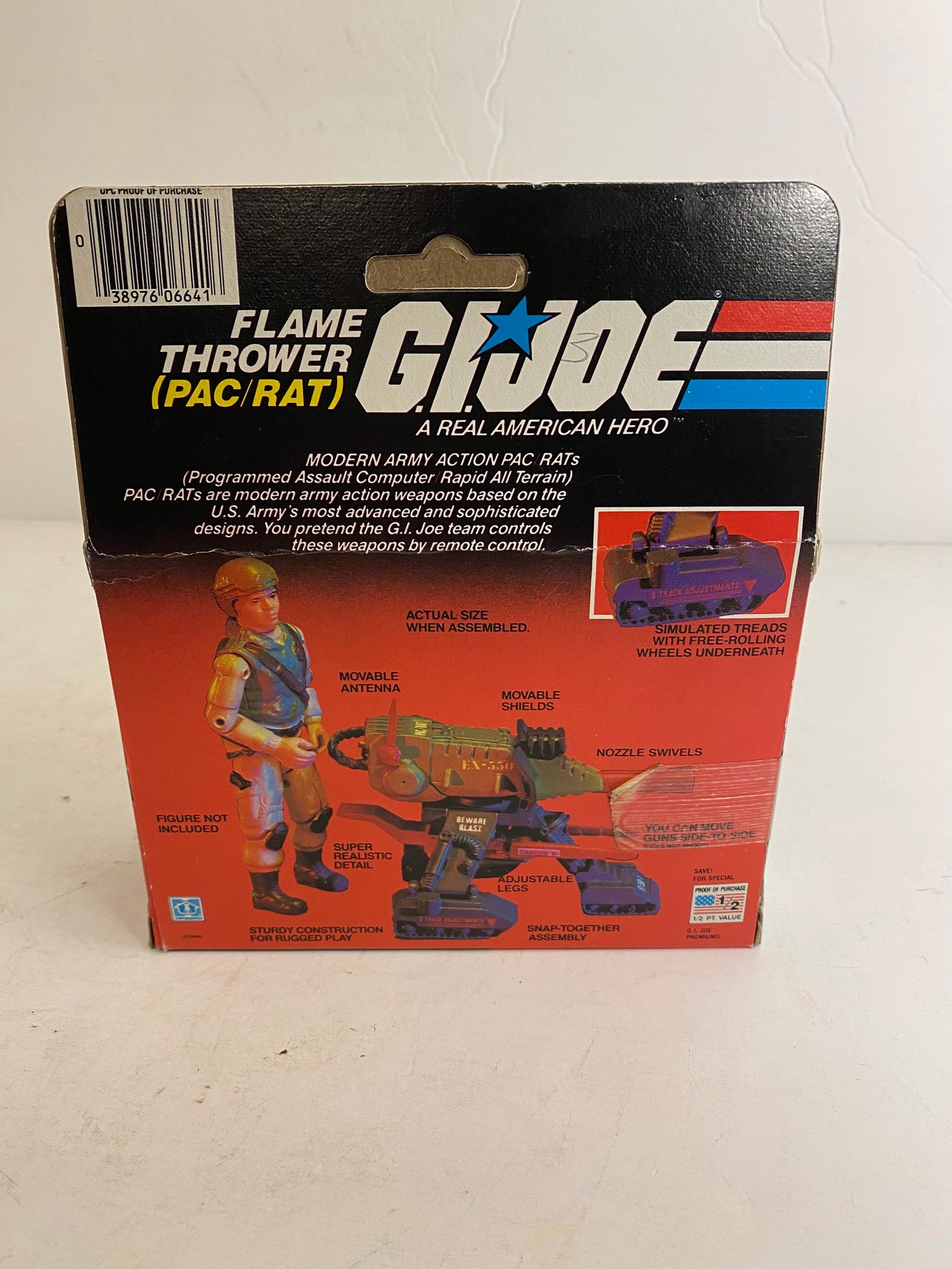 Original 1983 GI Joe Flame Thrower Pac/rat Complete - Etsy