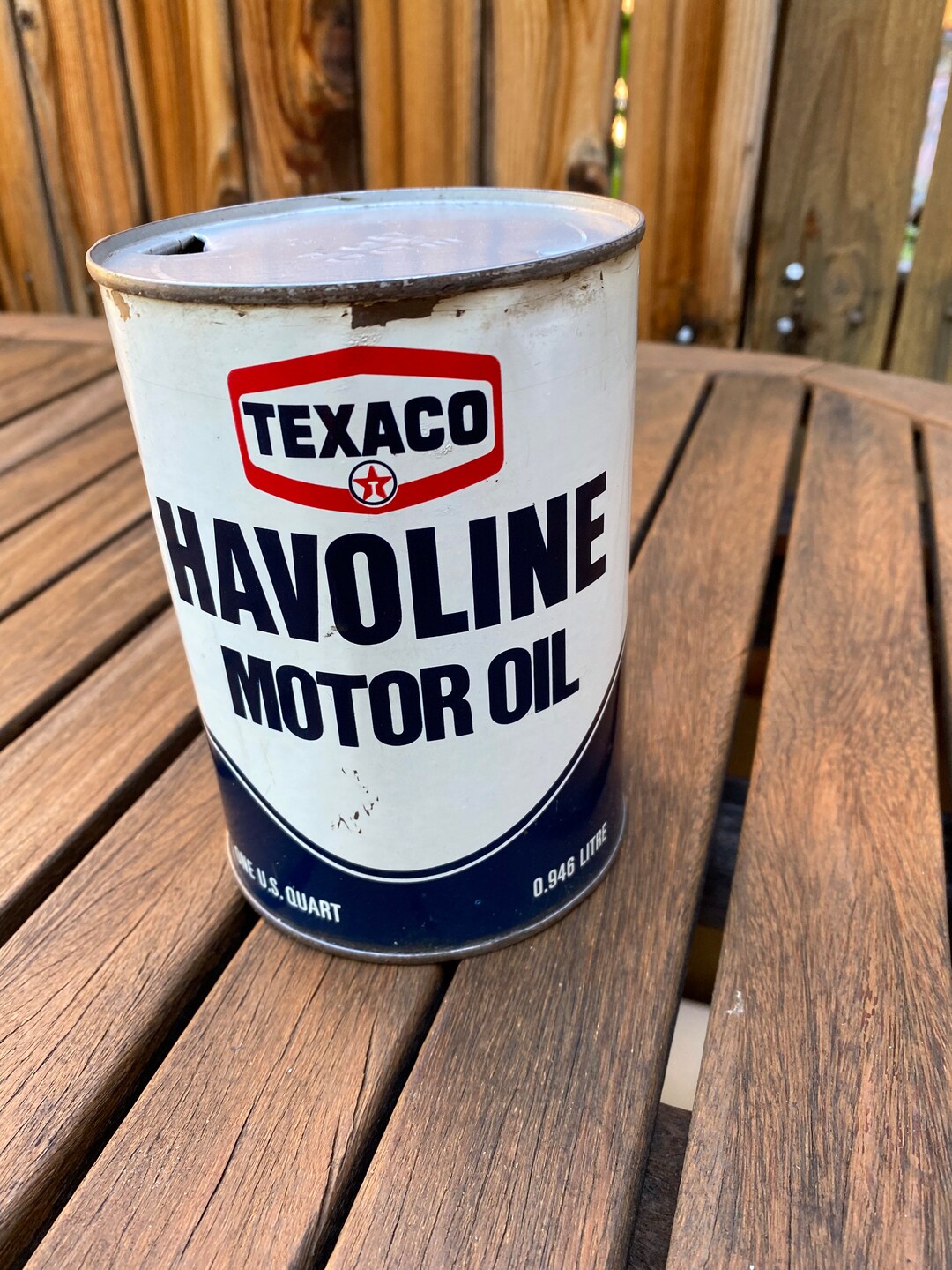 Original Metal Havoline Motor Oil Can From the 1960's - Etsy