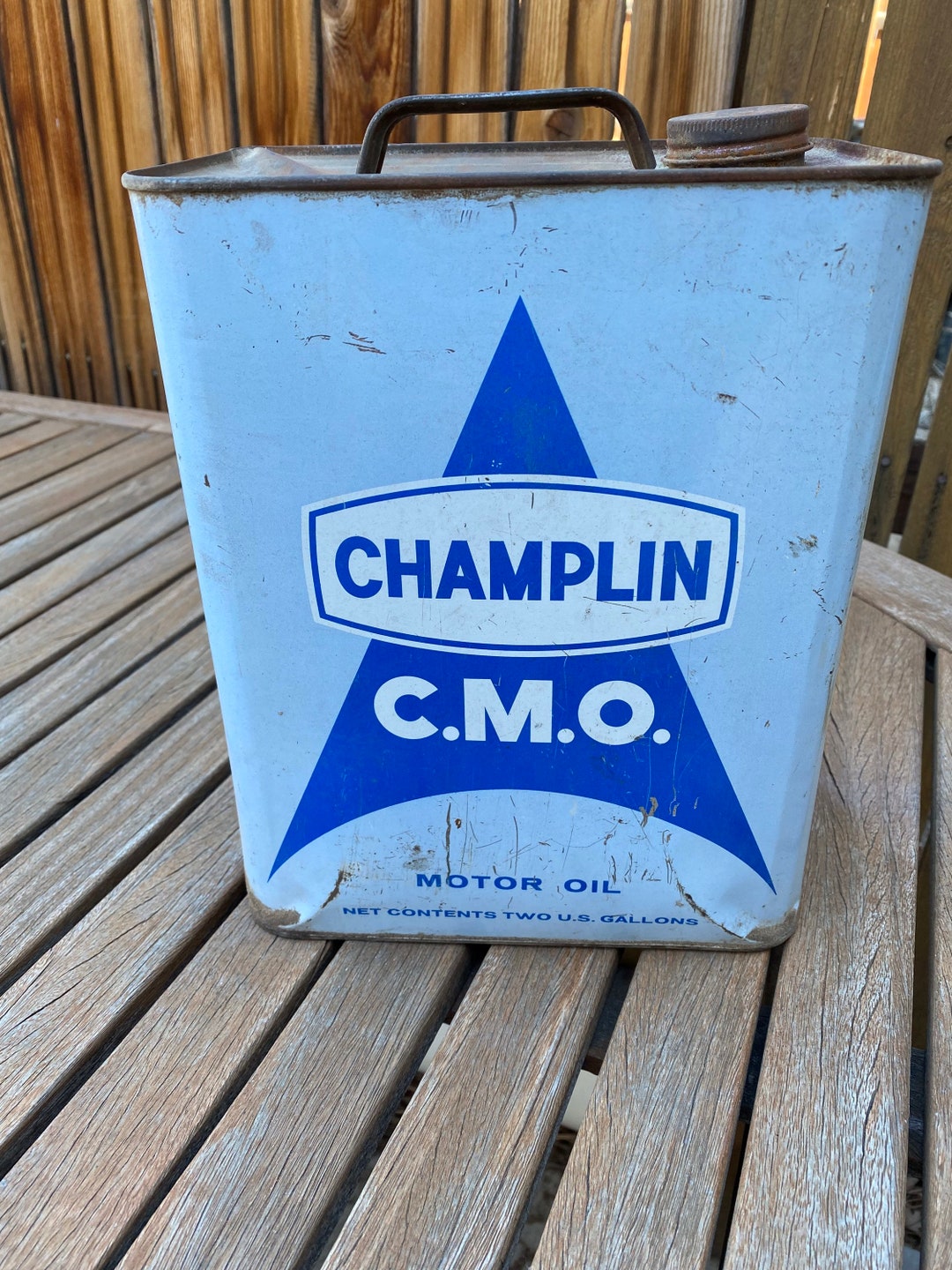 1960’s Champlin C.M.O. Two Gallon Oil Can - Etsy