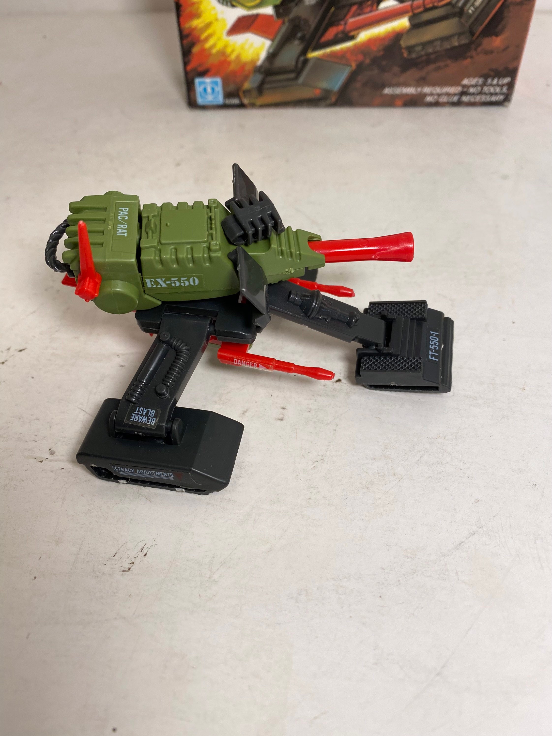Original 1983 GI Joe Flame Thrower Pac/rat Complete - Etsy