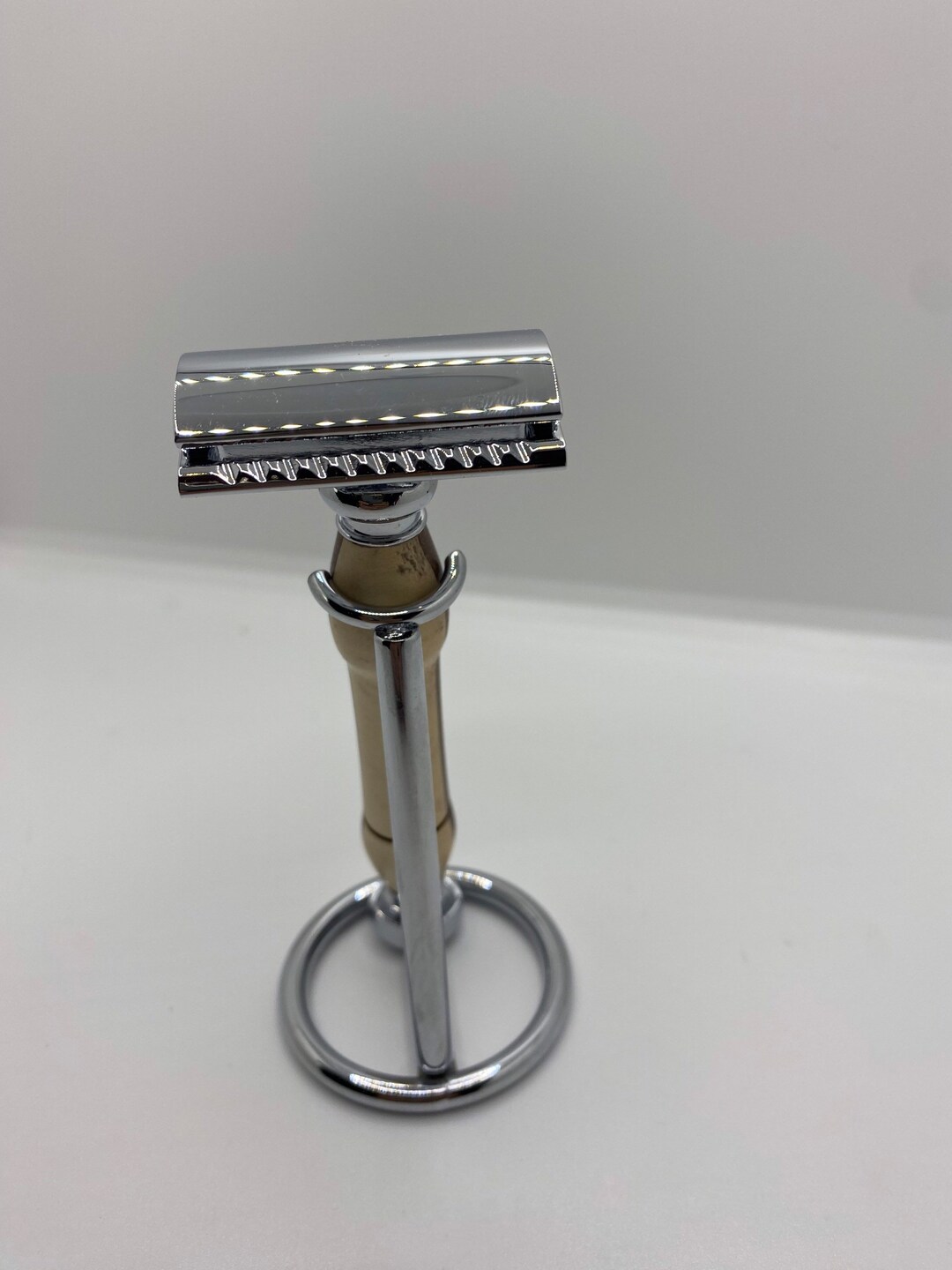 Custom Made Safety Razor With Stand - Etsy