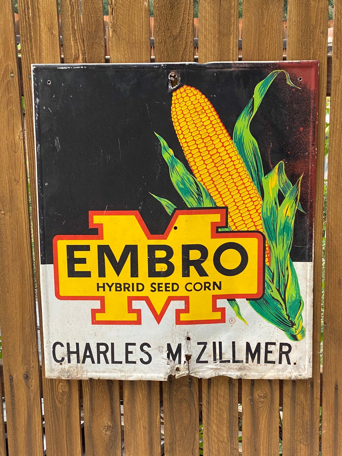 Original Embro Corn Seed Sign - Etsy