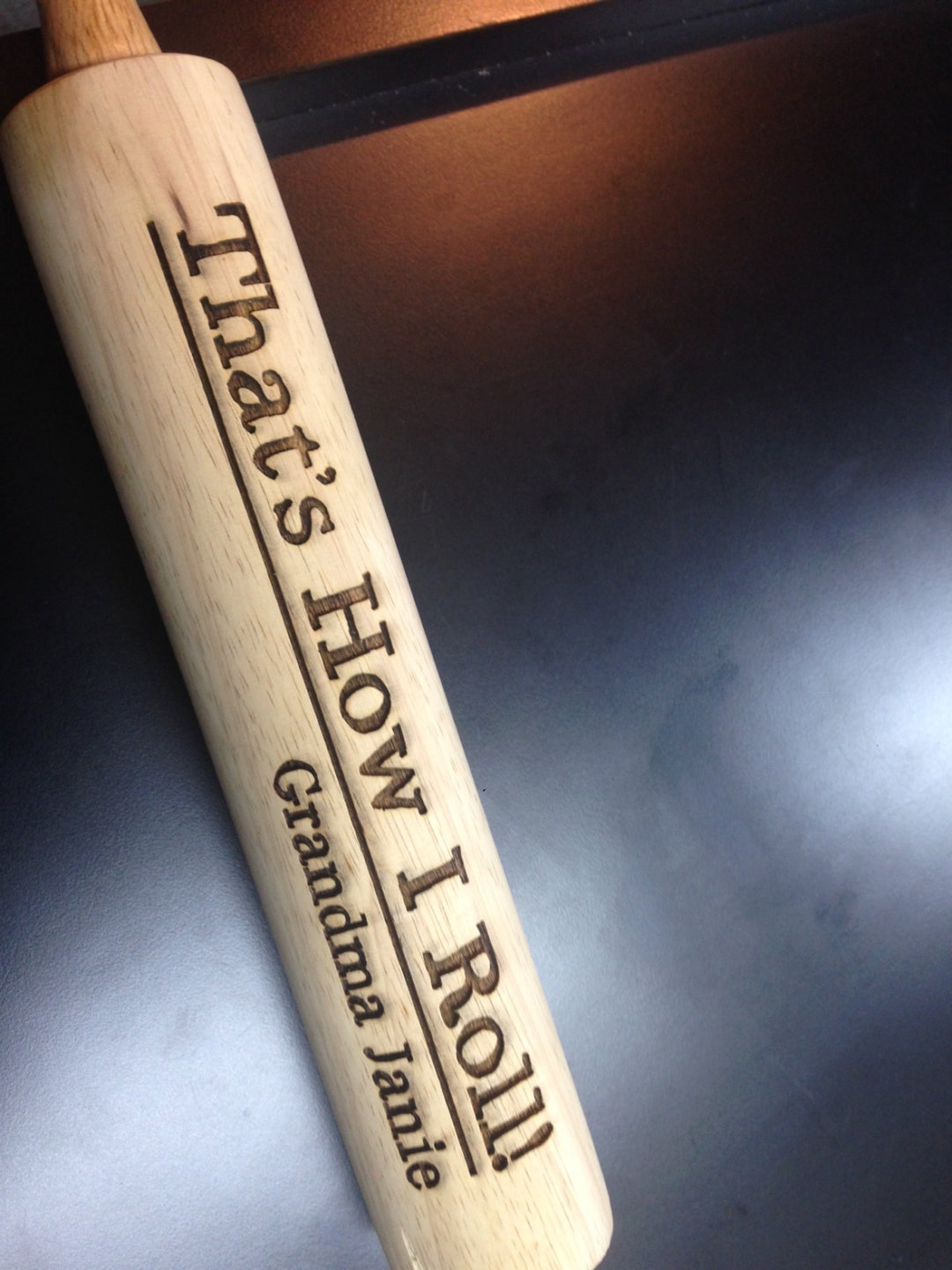 Personalized Rolling Pin - Engraved With Your Name or Message - Etsy