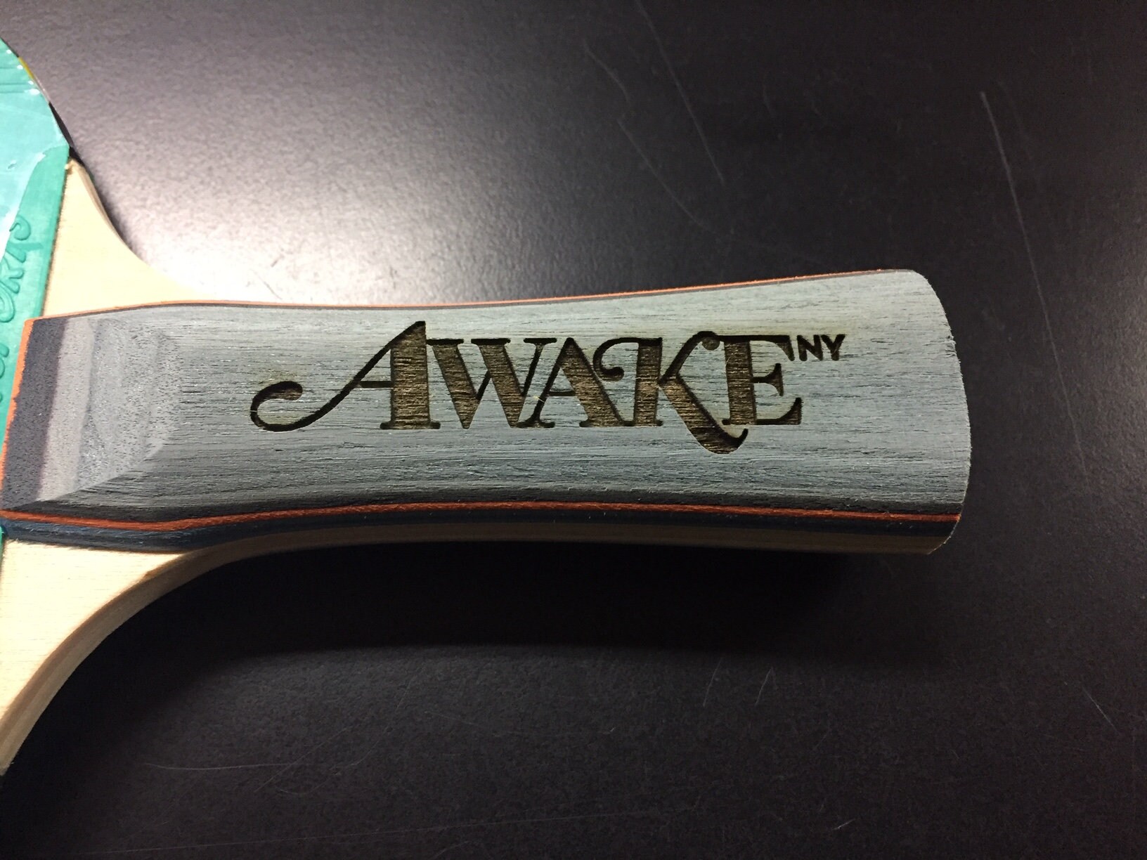 Old Fashion Sand Paper Ping Pong Paddle - Your Name or Phrase Engraved ...