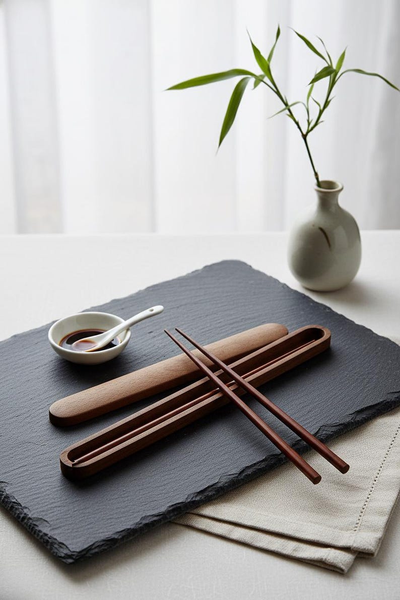 Custom Chopsticks, Personalized Wood Japanese Chopsticks, Sushi Lover ...