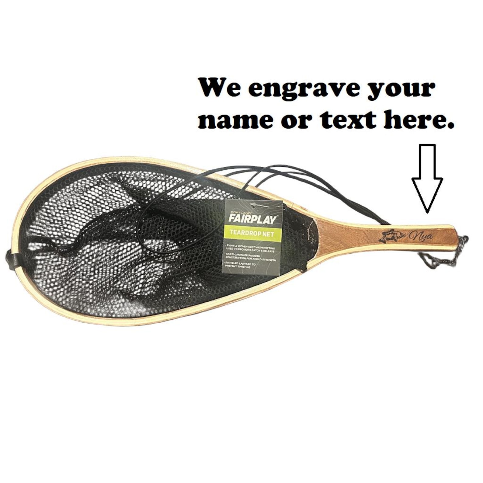 Custom Wood Fish Landing Net - Etsy