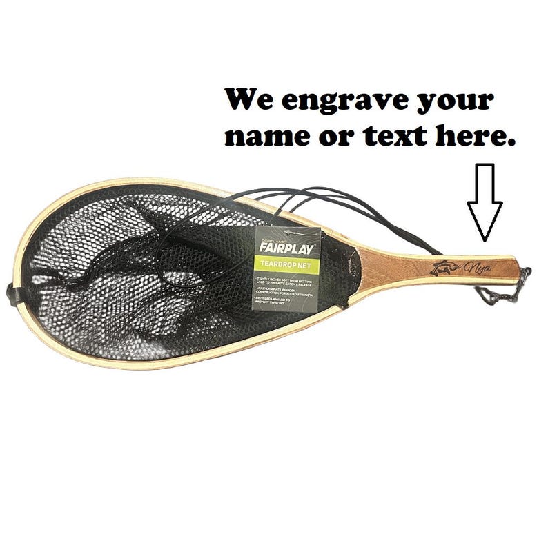 Custom Wood Fish Landing Net - Etsy