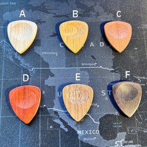 Design a Pick - Custom Wood Guitar Picks - Etsy