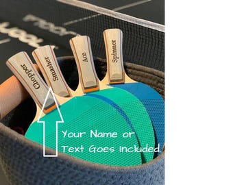 Custom Engraved Ping Pong Paddle - Etsy
