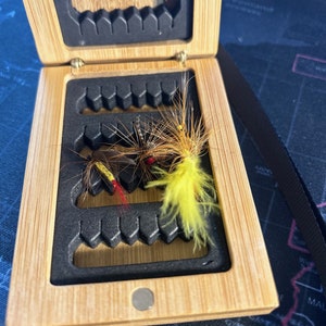 Custom Fly Fishing Box - Includes 2 Free Flies! - Etsy