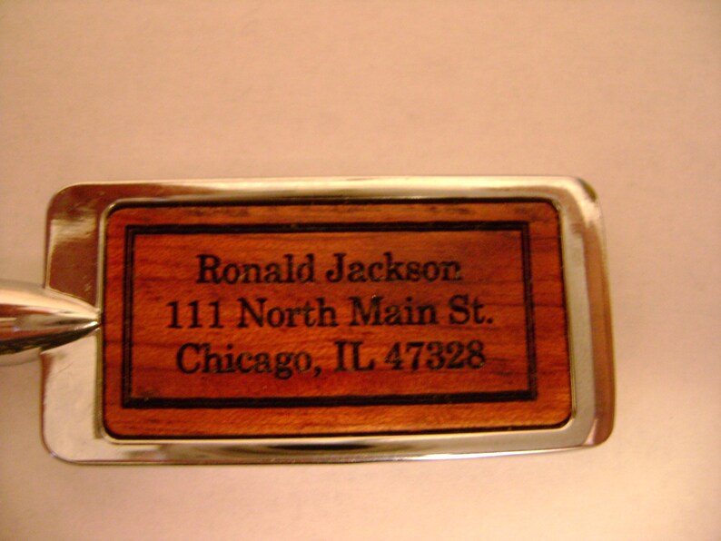 Laser Engraved Key Ring With YOUR TEXT. Great Personalized | Etsy