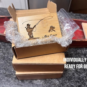 Custom Fly Fishing Box - Includes 2 Free Flies! - Etsy