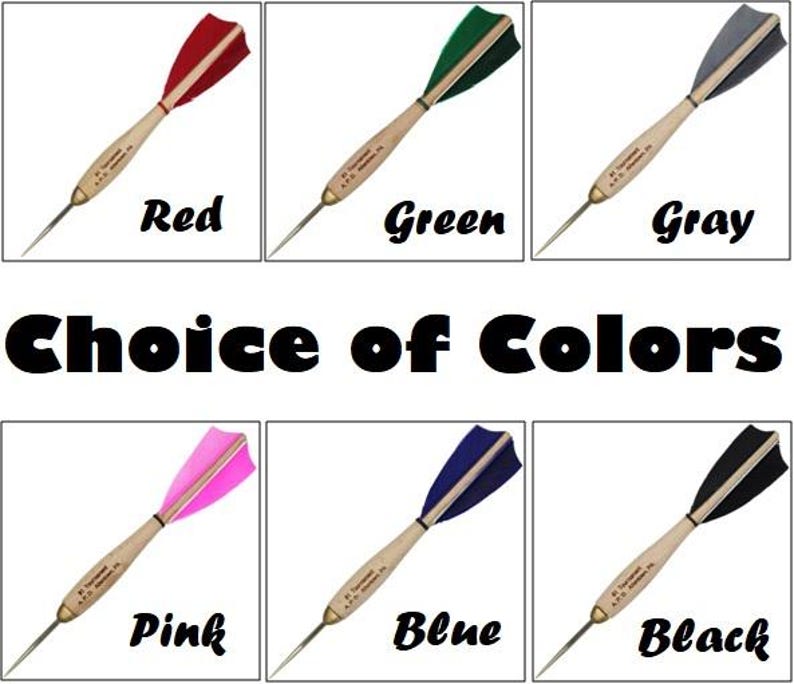 3 Custom Wood Darts | Personalized Dart Gift Set of 3 - Etsy