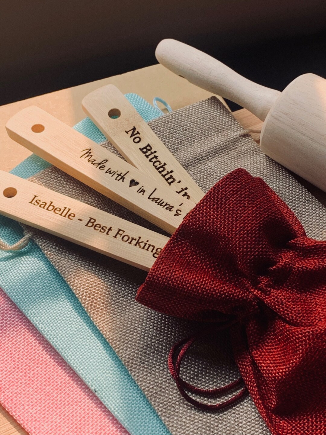 Personalized Kitchen Tool Set - 3 Piece Gift Set - Spoon, Spatula ...