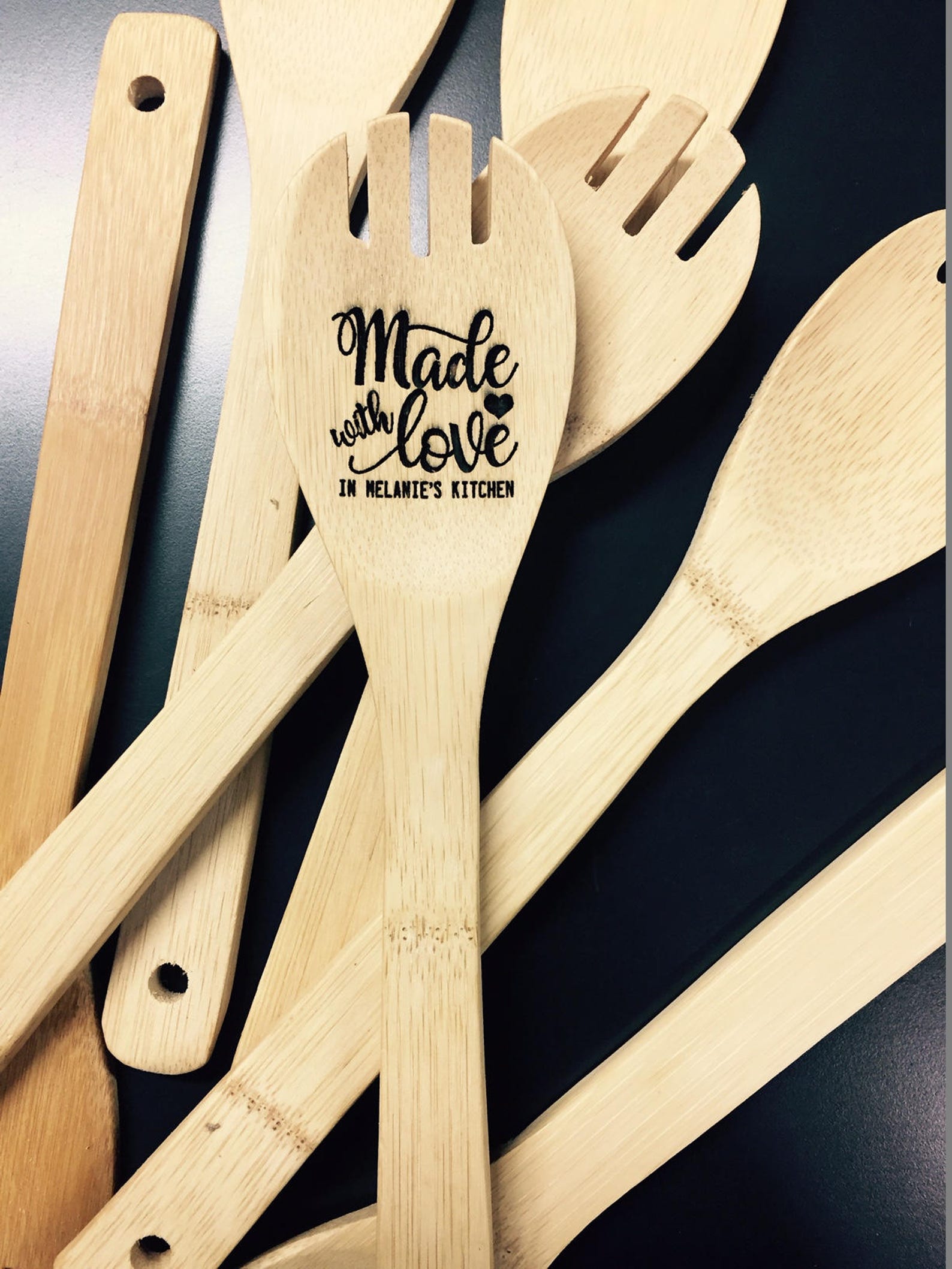Personalized Kitchen Spoon Custom Engraved With Your Names - Etsy