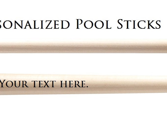 Personalized Pool Billiards Stick Custom Engraved Cues | Etsy