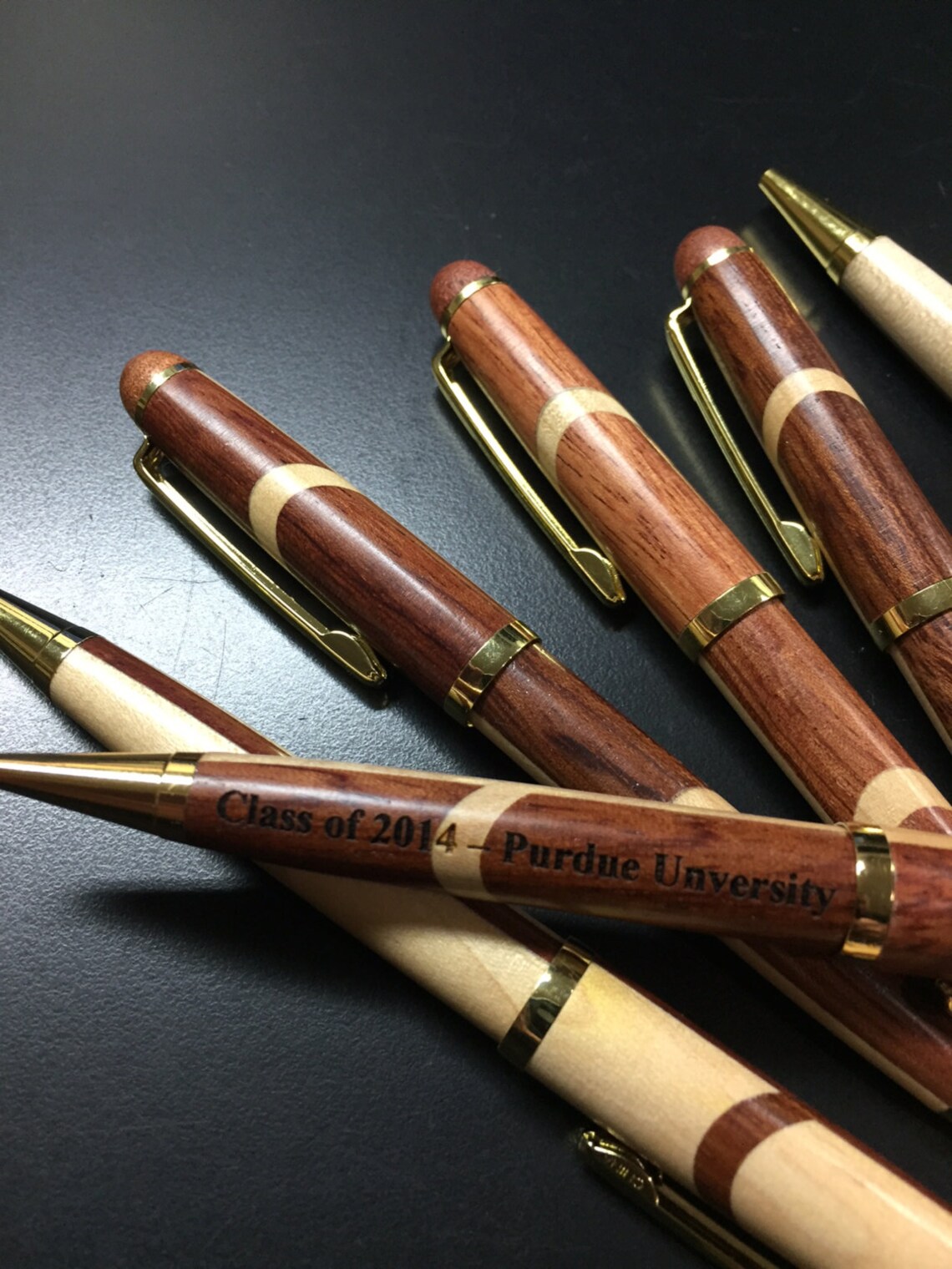 Personally Engraved Pens with any Name or Message Multi Color | Etsy