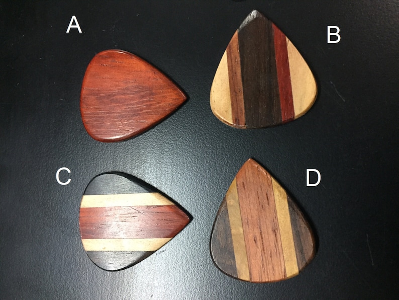 Design a Pick Custom Wood Guitar Picks - Etsy