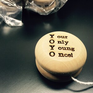 Personalized Wood Yoyo Toy - Great Gift for Yo Yo Fans - Etsy