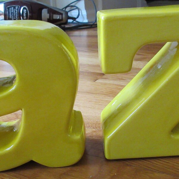 Ceramic Letters - Etsy