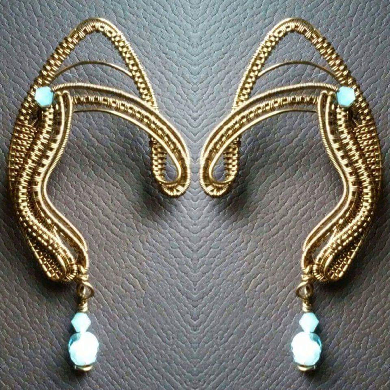 Wire Wrapped Elf Ears Wire Wrapped Ear Cuffs Wire Wrapped - Etsy