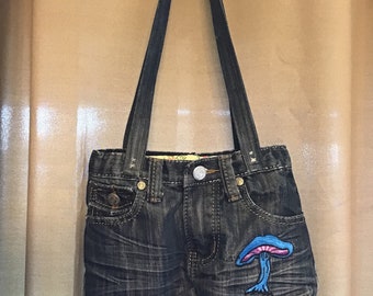 Blue Jean Purse | Etsy
