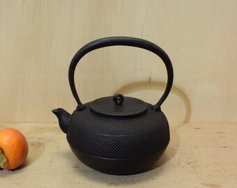 Large Vintage Japanese Cast Irontea Kettle Nambu Tetsubin | Etsy