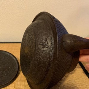 Large Vintage Japanese Cast Irontea Kettle Nambu Tetsubin Brown Hobnail Design - Etsy