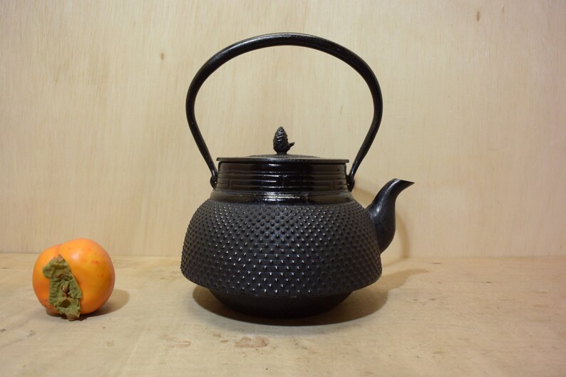 Large Black Japanese Cast Irontea Kettle Nambu Tetsubin - Etsy