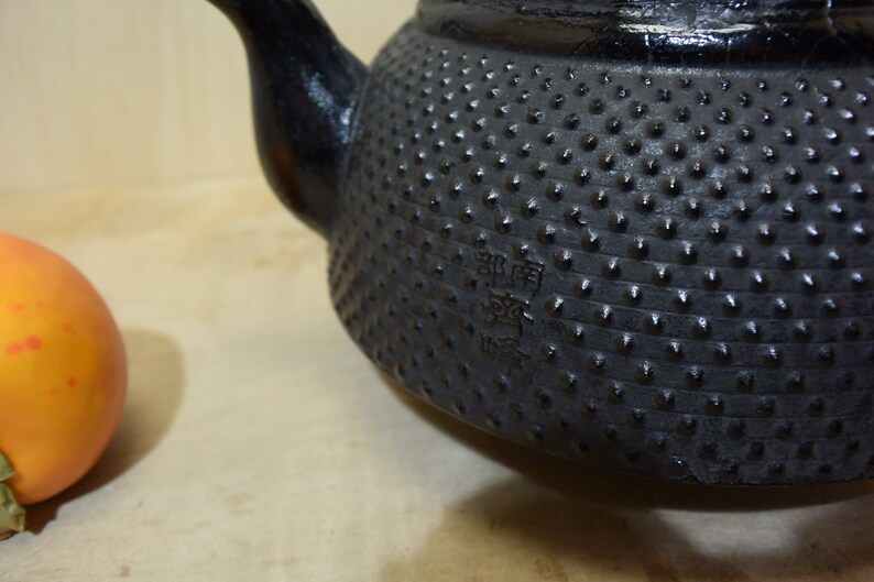 Large Black Japanese Cast Irontea Kettle Nambu Tetsubin - Etsy