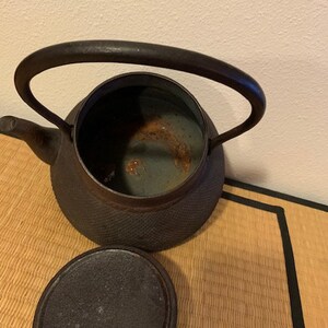Large Vintage Japanese Cast Irontea Kettle Nambu Tetsubin Brown Hobnail Design - Etsy